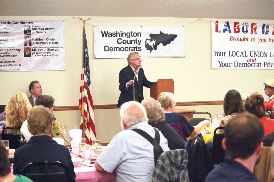 Springer, Clyde speak to Democrats in Marietta | News, Sports, Jobs ...